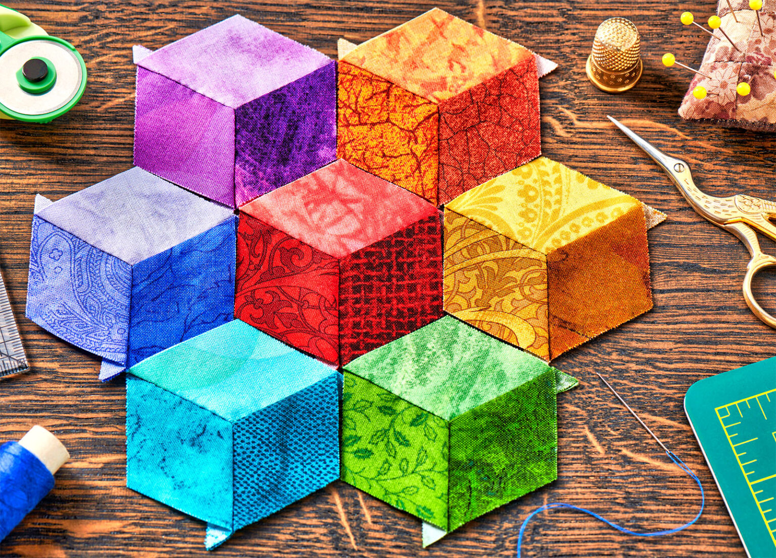 3D Quilt Jigsaw Puzzle