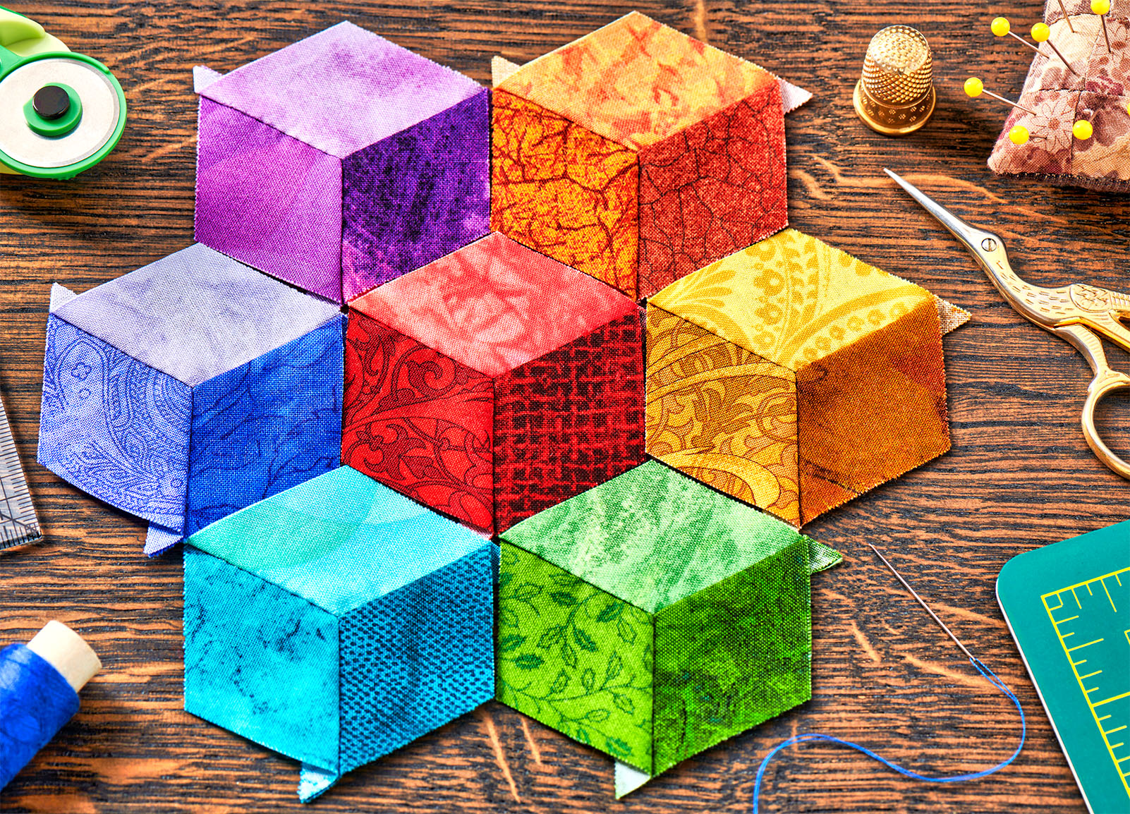 3D Quilt Jigsaw Puzzle