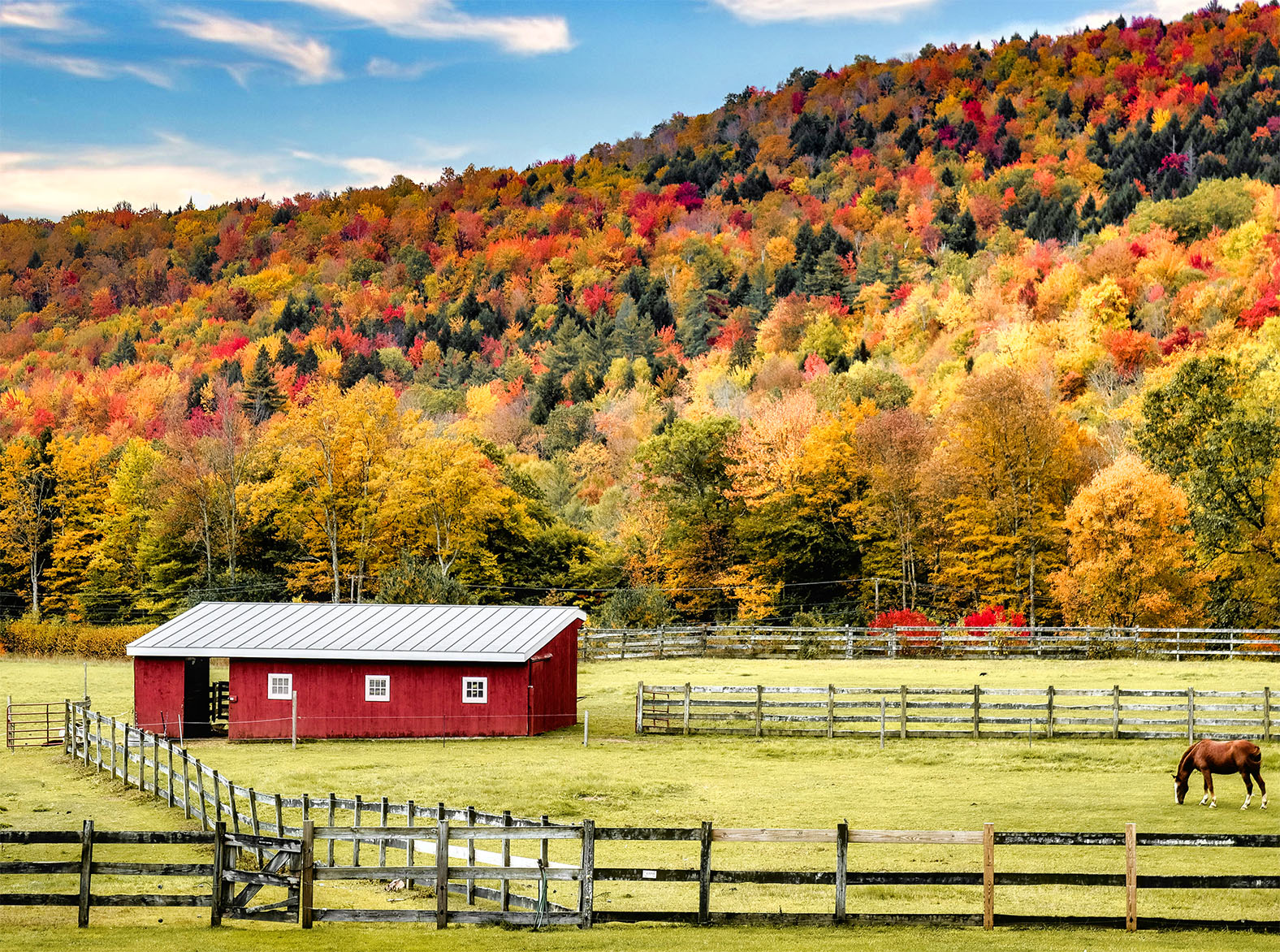 Autumn in Vermont Jigsaw Puzzle