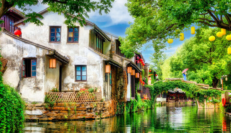 Canal in China Jigsaw Puzzle