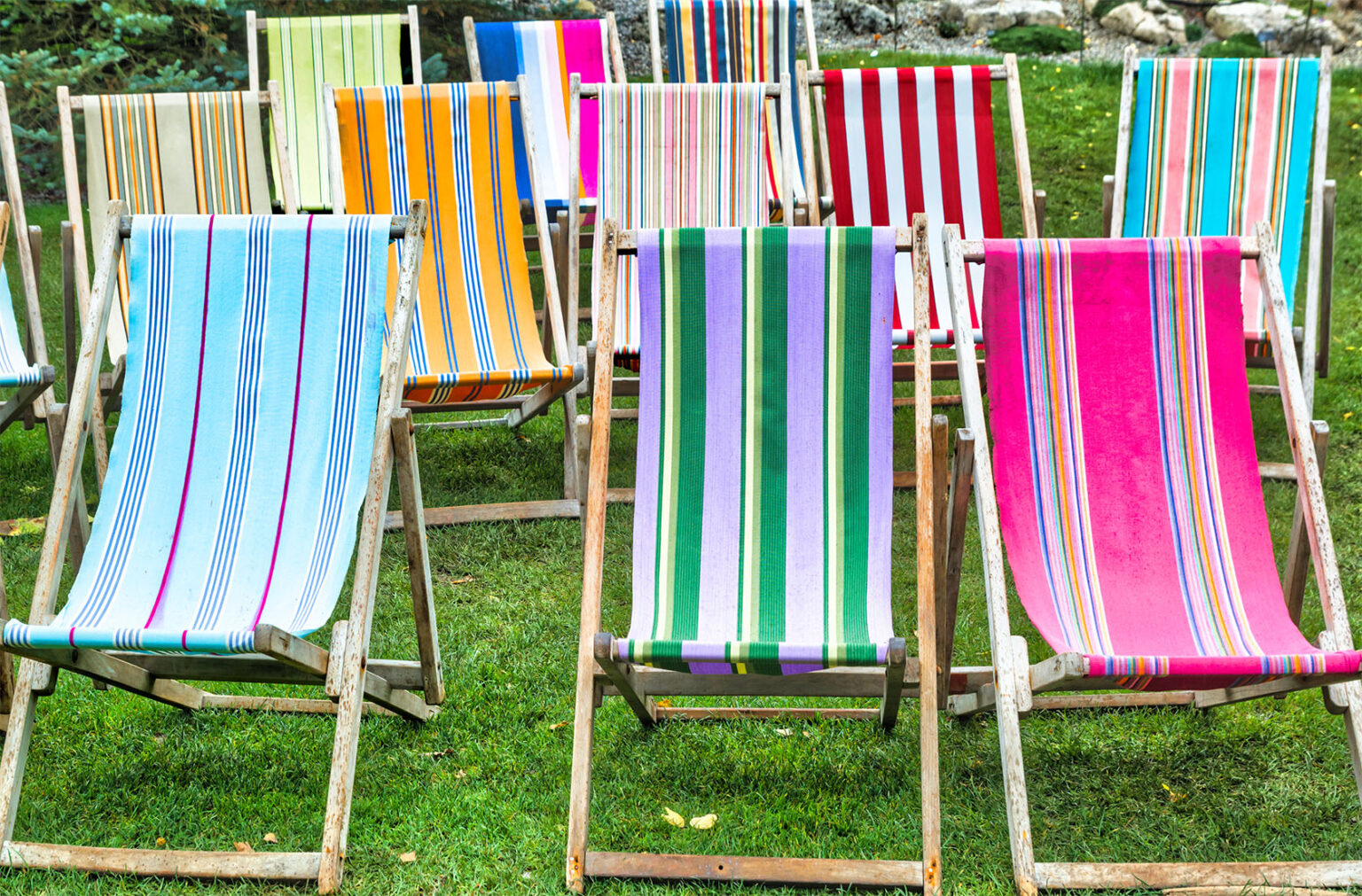 Chairs with Stripes Jigsaw Puzzle