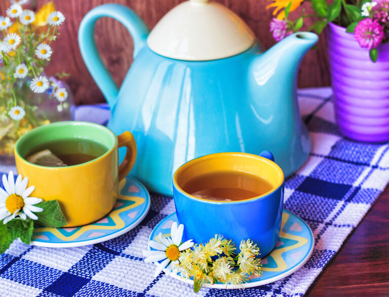 Chamomile Tea For Two Jigsaw Puzzle