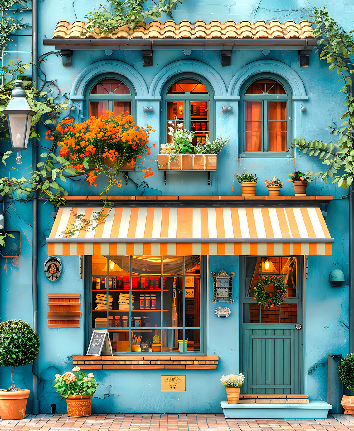 Charming Storefront Jigsaw Puzzle