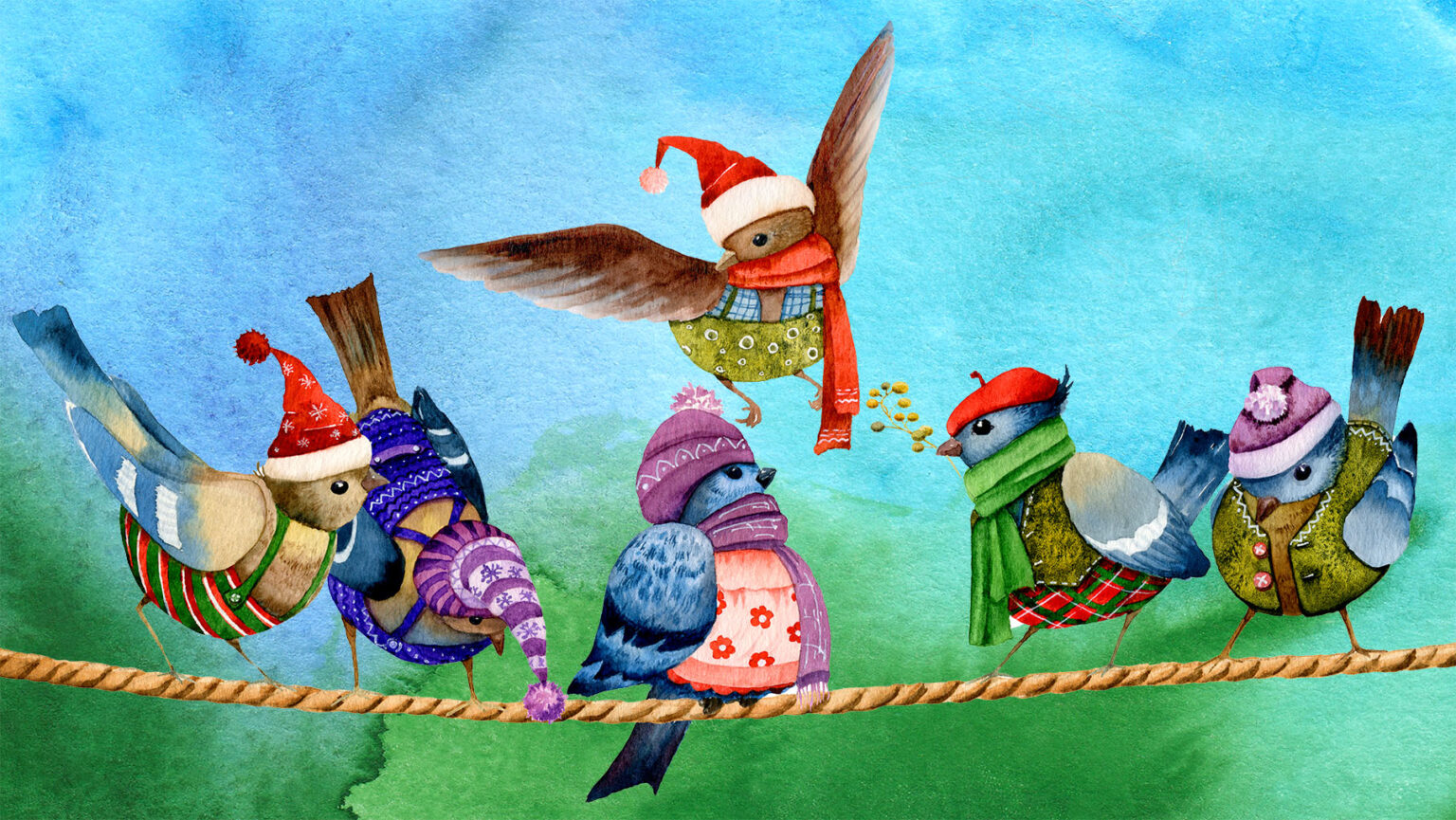 Cold Weather Friends Jigsaw Puzzle