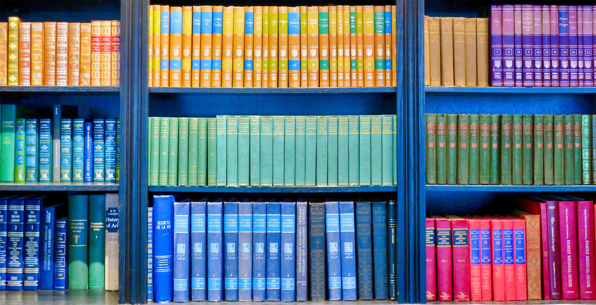 Color Coded Books Jigsaw Puzzle