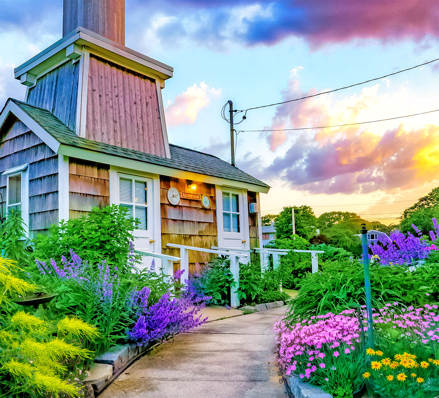 Cottage Sunset Jigsaw Puzzle
