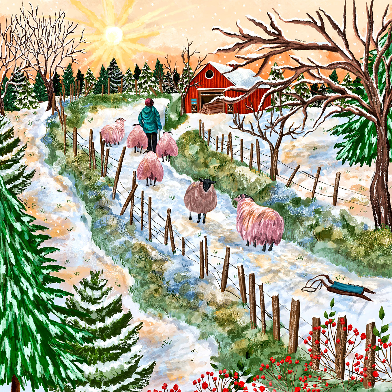 Countryside Morning Jigsaw Puzzle