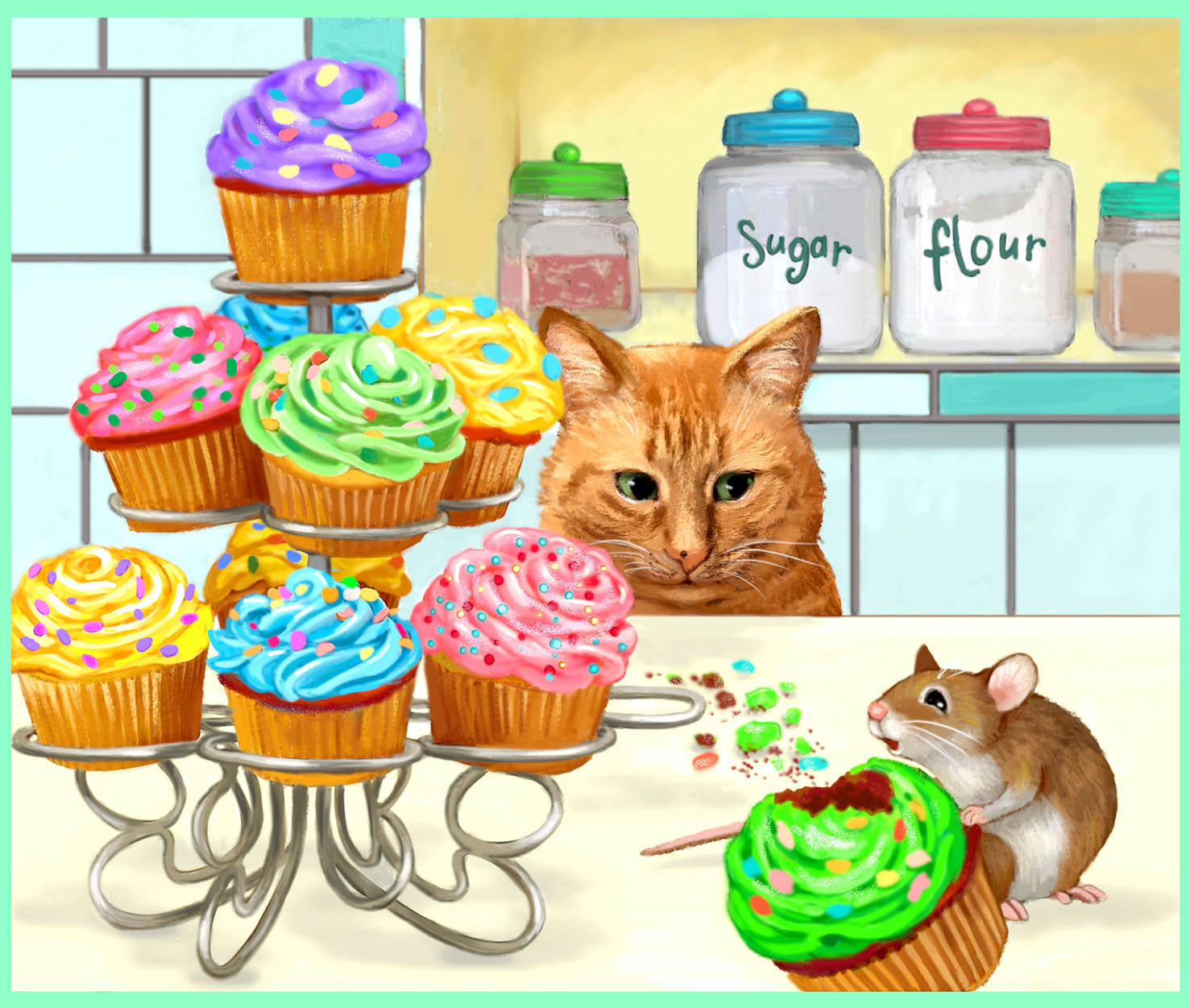 Cupcake Caper Jigsaw Puzzle