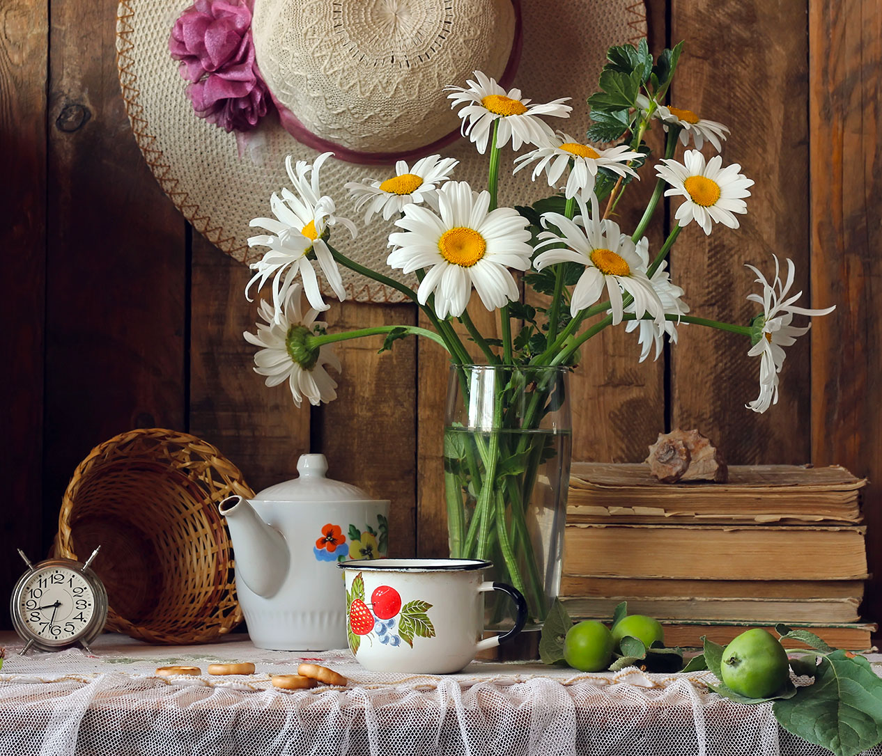 Daisies Still Life Jigsaw Puzzle