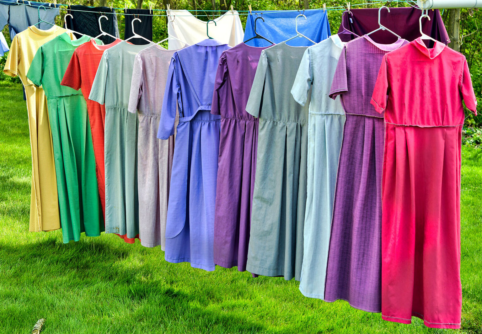 Drying Dresses Jigsaw Puzzle