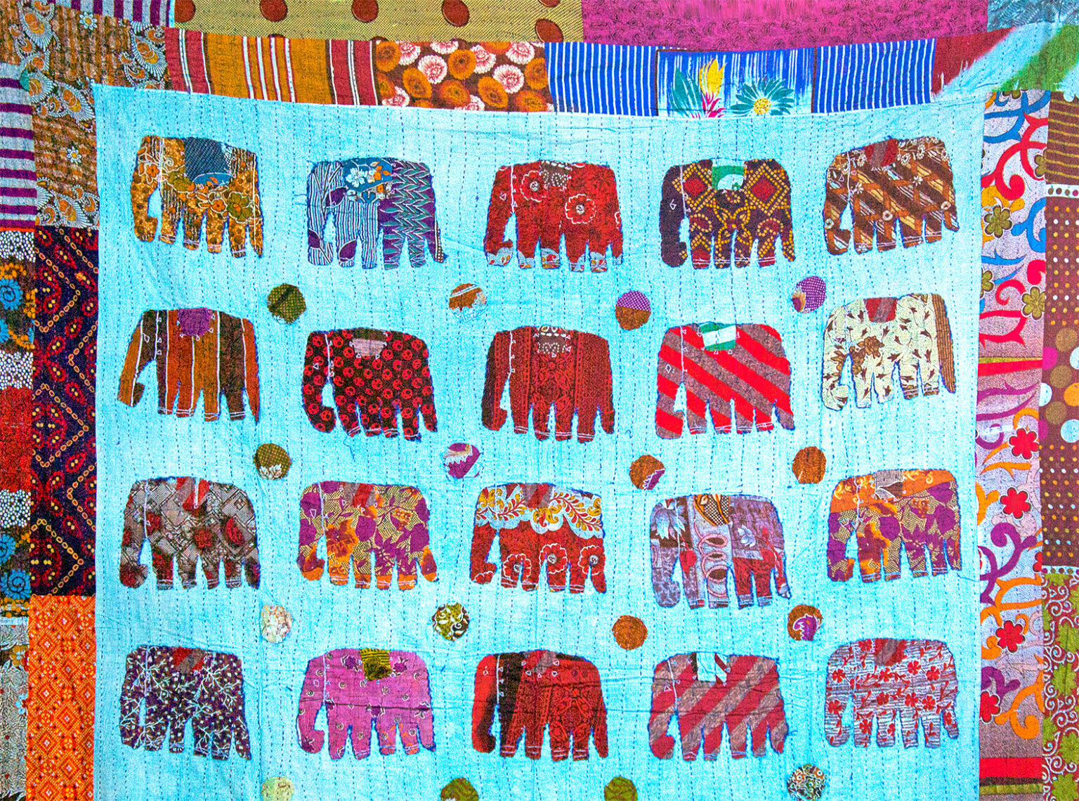 Elephant Quilt Jigsaw Puzzle