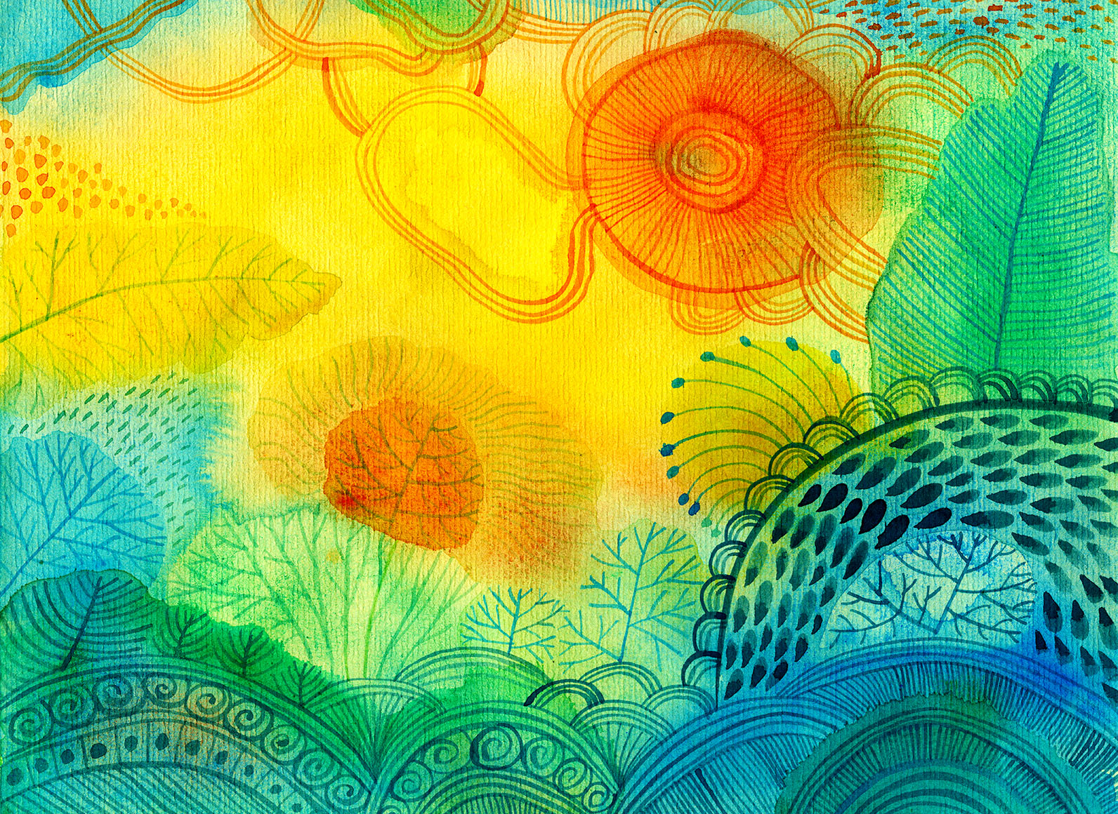 Floral Abstract Jigsaw Puzzle