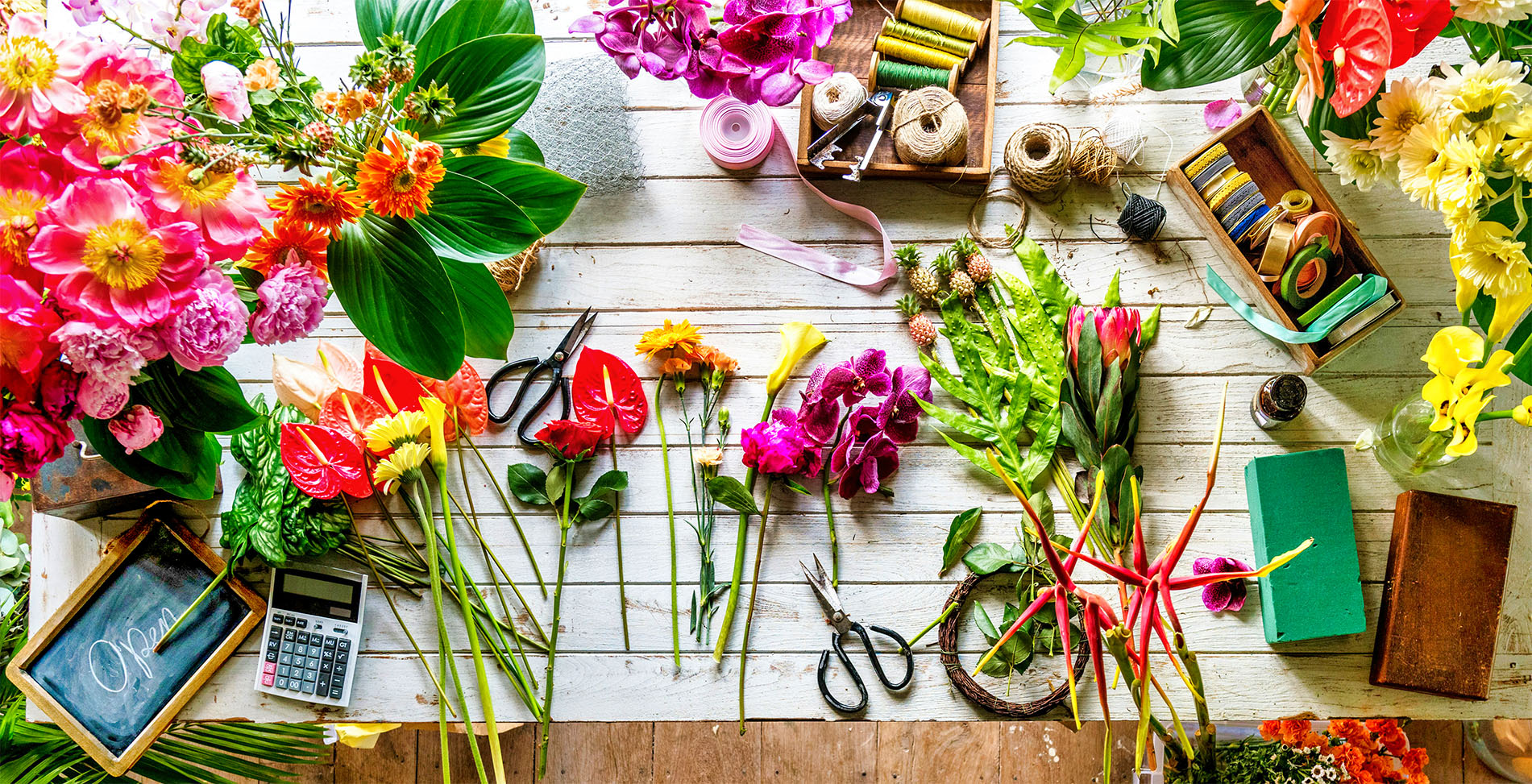 Floral Workshop Jigsaw Puzzle