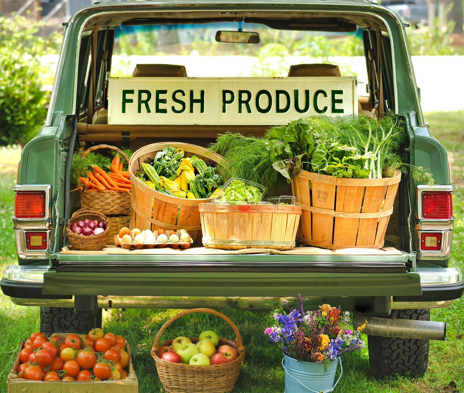Fresh Produce Truck Jigsaw Puzzle