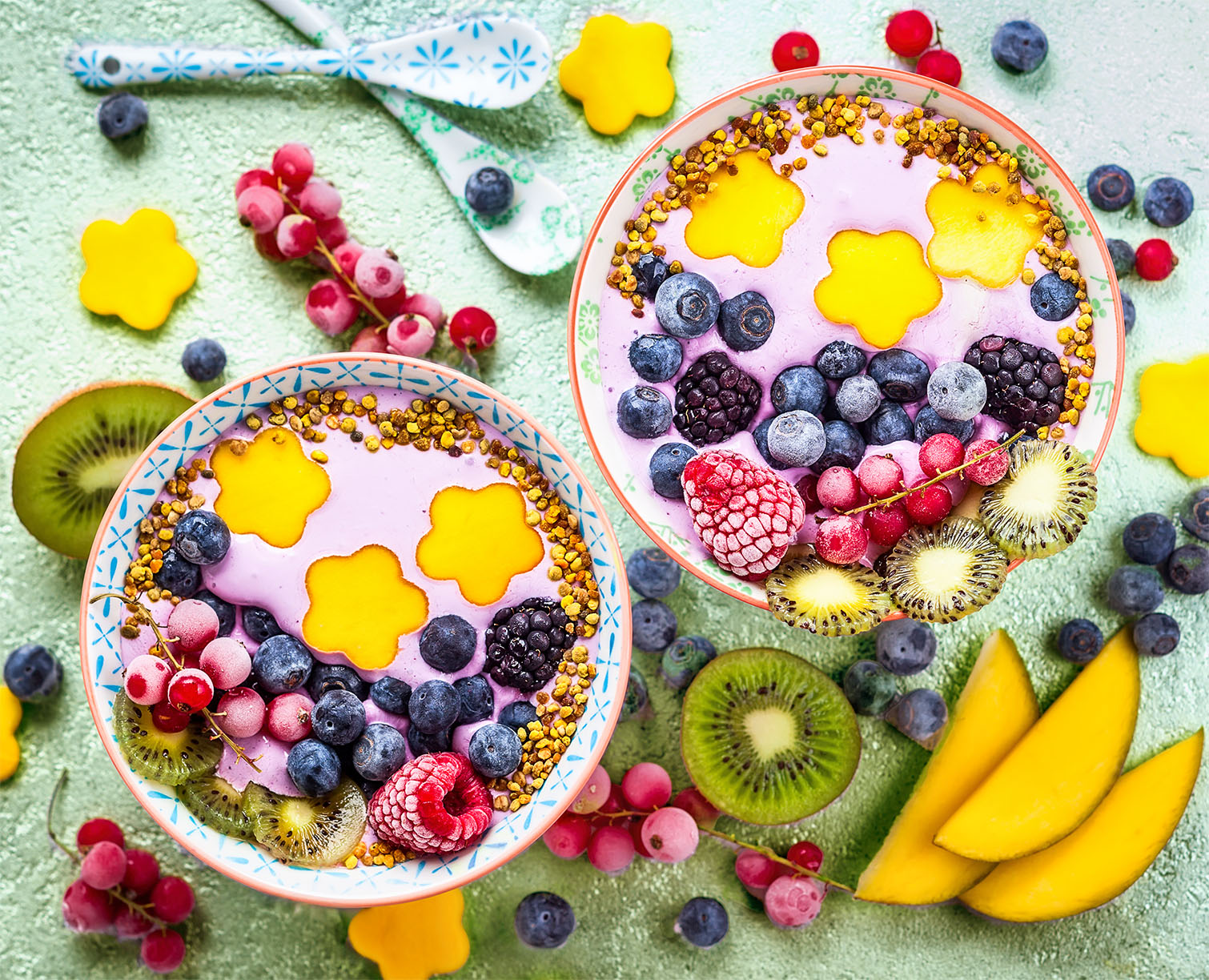 Fruit Smoothie Bowls Jigsaw Puzzle