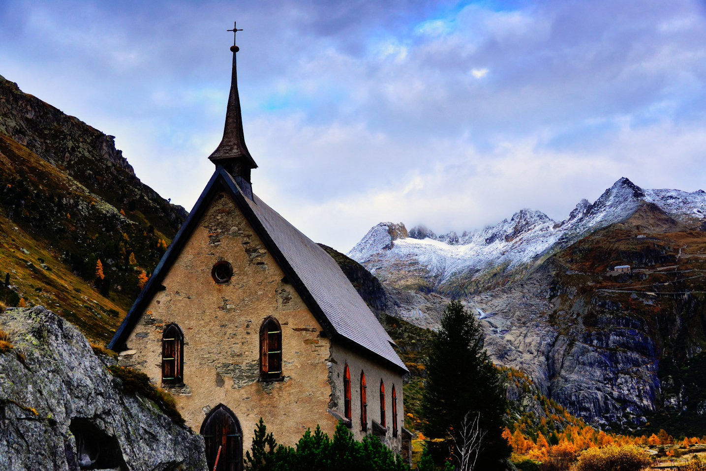 Gletsch Church Jigsaw Puzzle