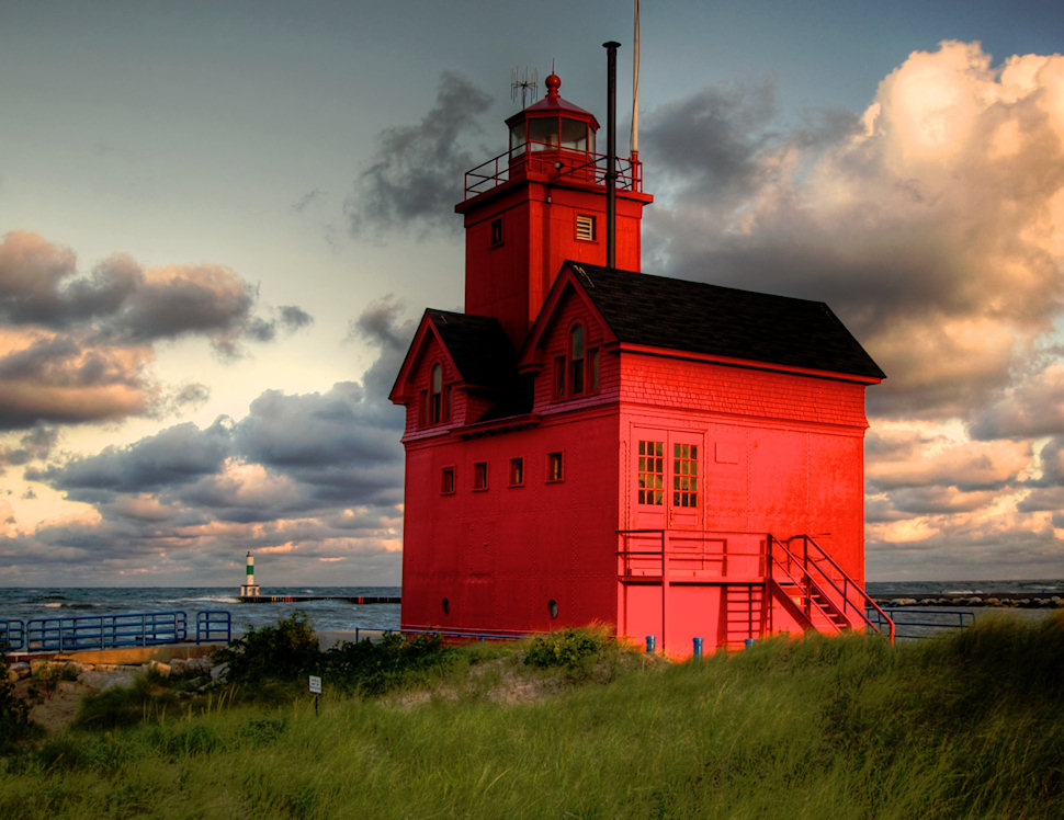 Holland Harbor Lighthouse Jigsaw Puzzle Holland Harbor Lighthouse Jigsaw Puzzle