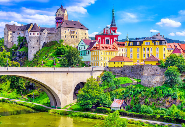 Loket Castle View Jigsaw Puzzle