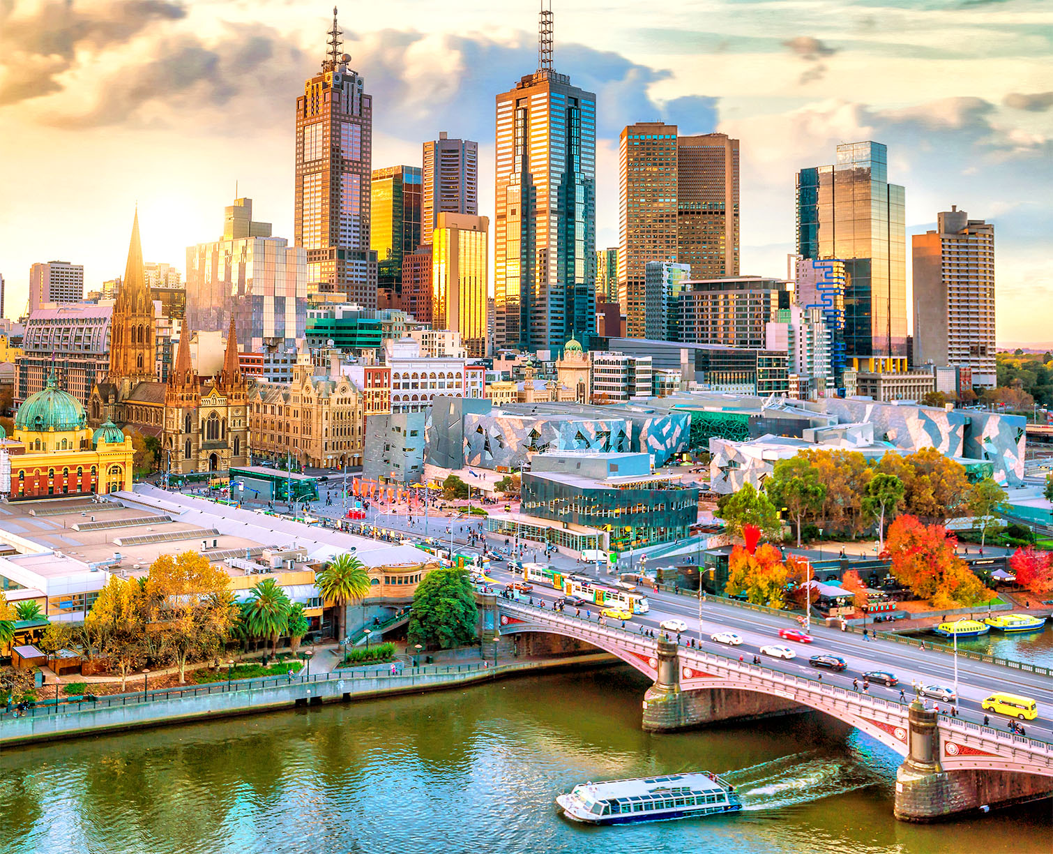 Melbourne Citystcape Jigsaw Puzzle