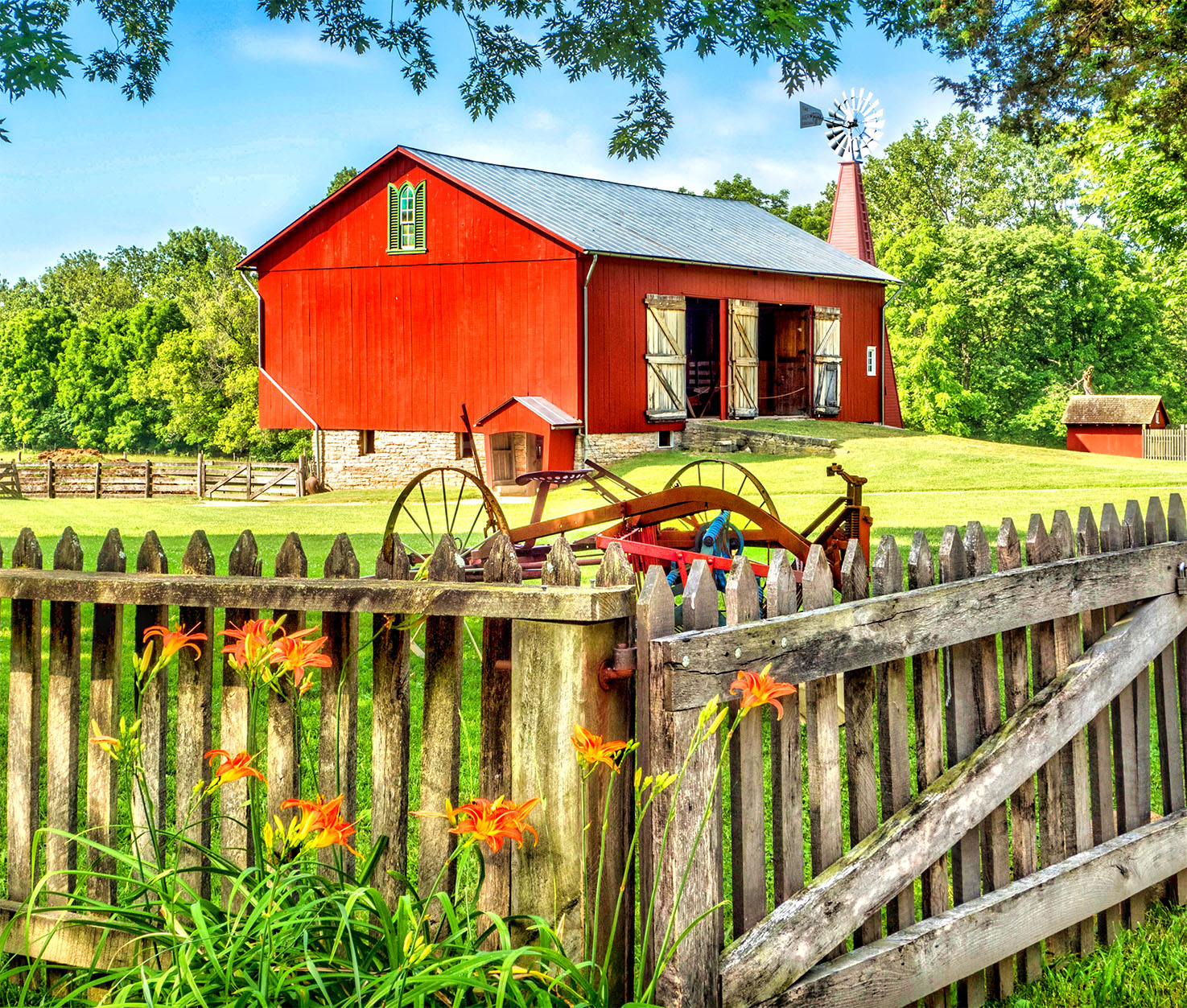 Ohio Historic Farm Jigsaw Puzzle