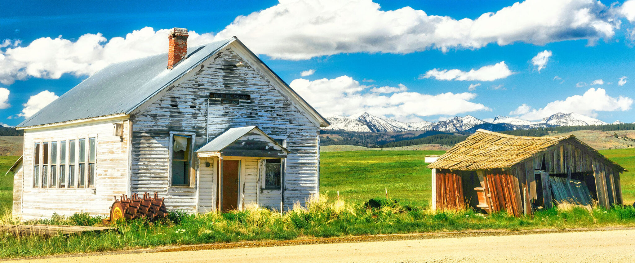Oregon Schoolhouse Jigsaw Puzzle