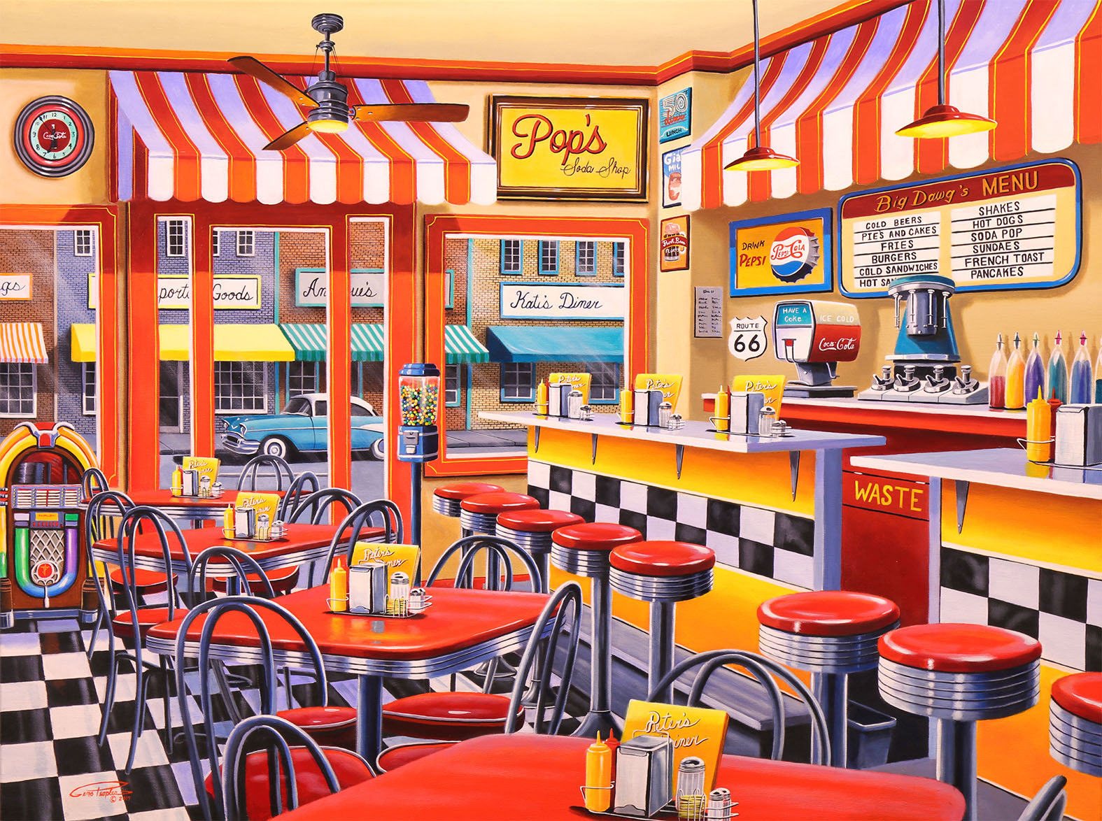 Peter’s Malt Shop Jigsaw Puzzle