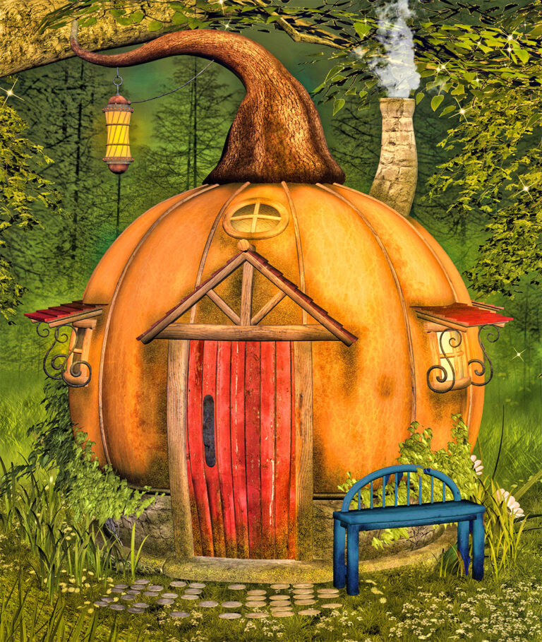 Pumpkin Cottage Jigsaw Puzzle