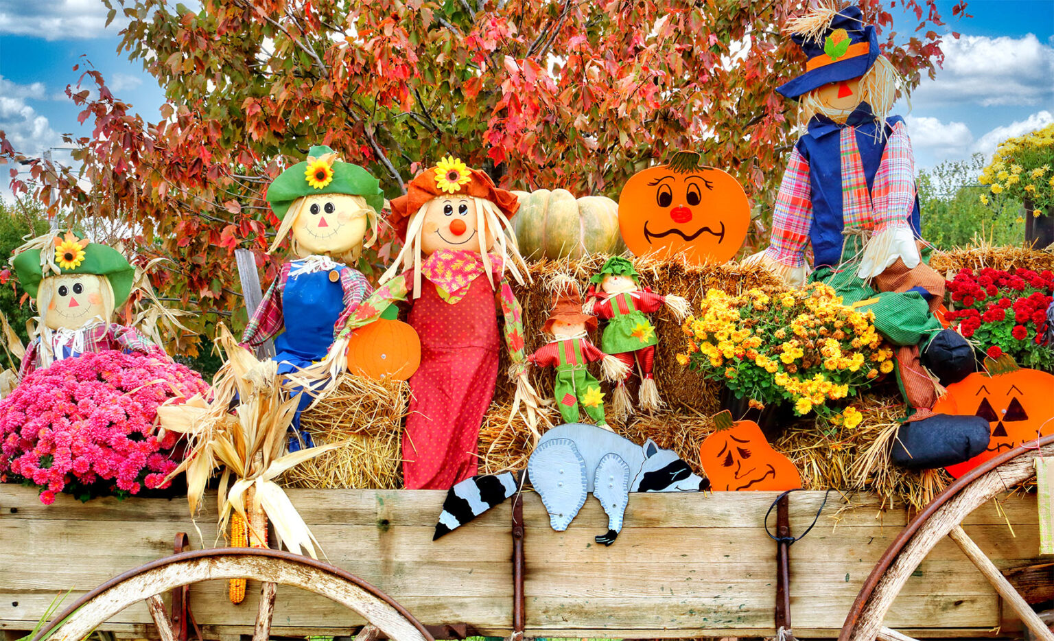 Pumpkin Patch Friends Jigsaw Puzzle