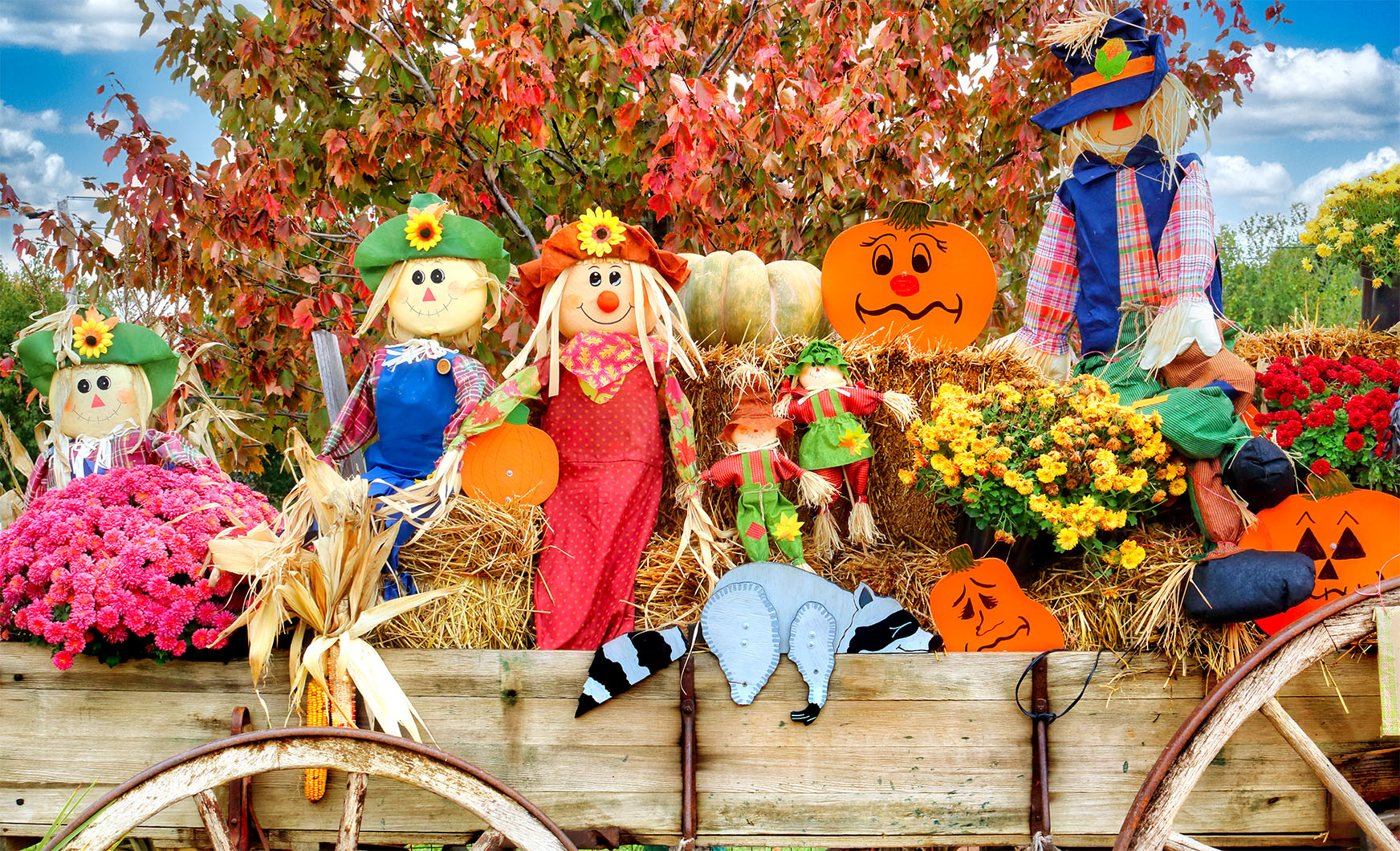 Pumpkin Patch Friends Jigsaw Puzzle