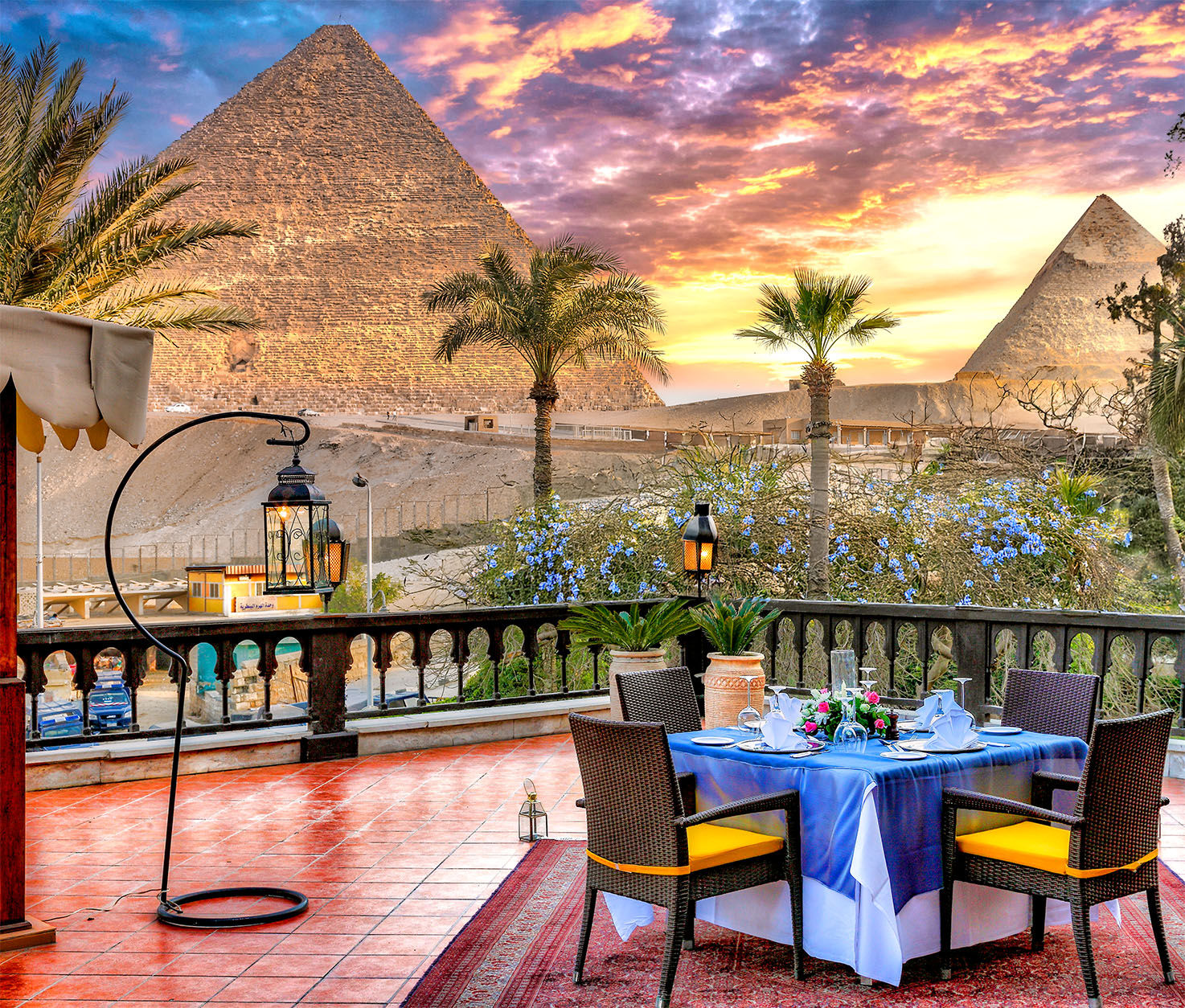 Pyramids Dining Jigsaw Puzzle