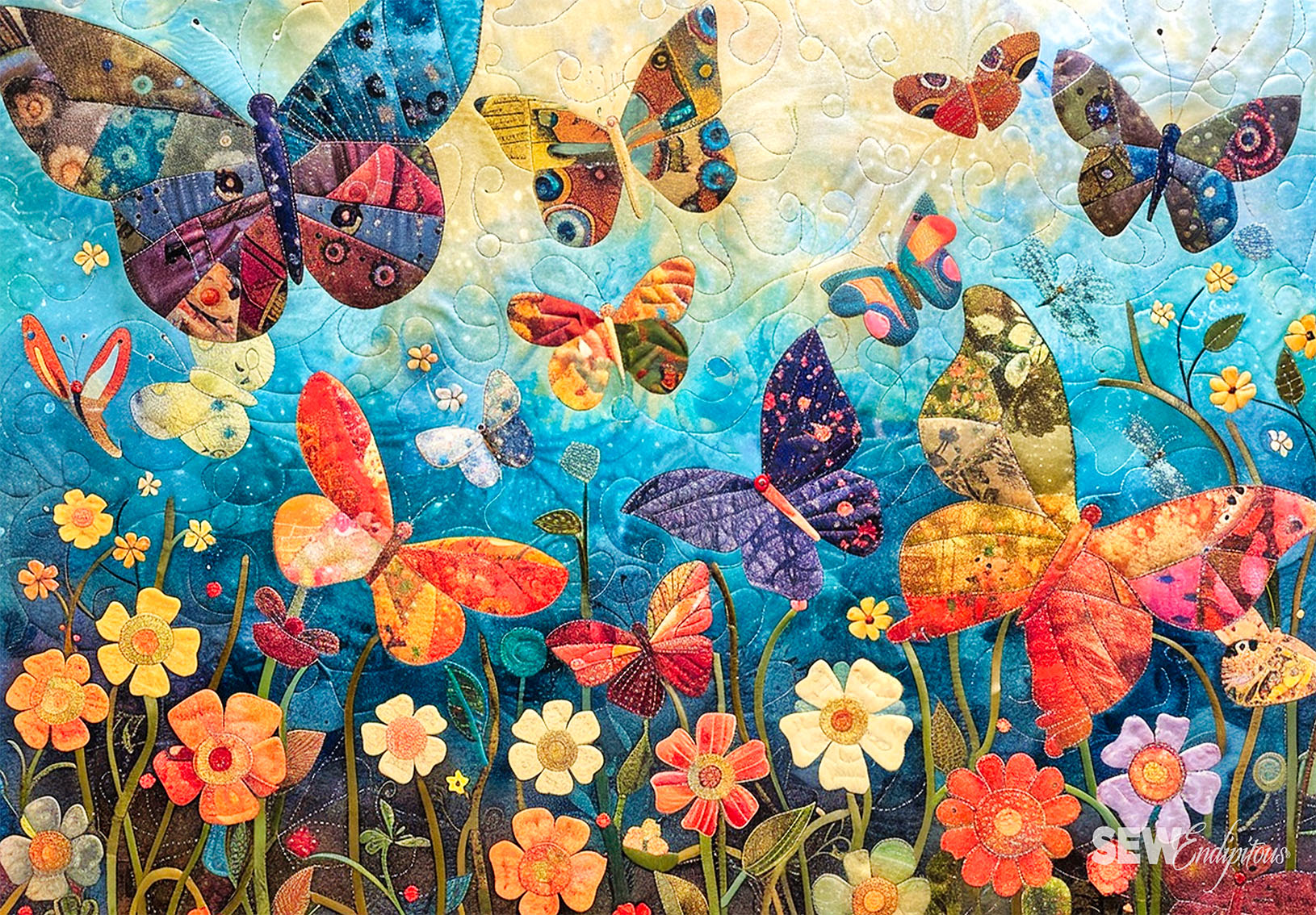 Quilted Butterflies Jigsaw Puzzle Quilted Butterflies Jigsaw Puzzle