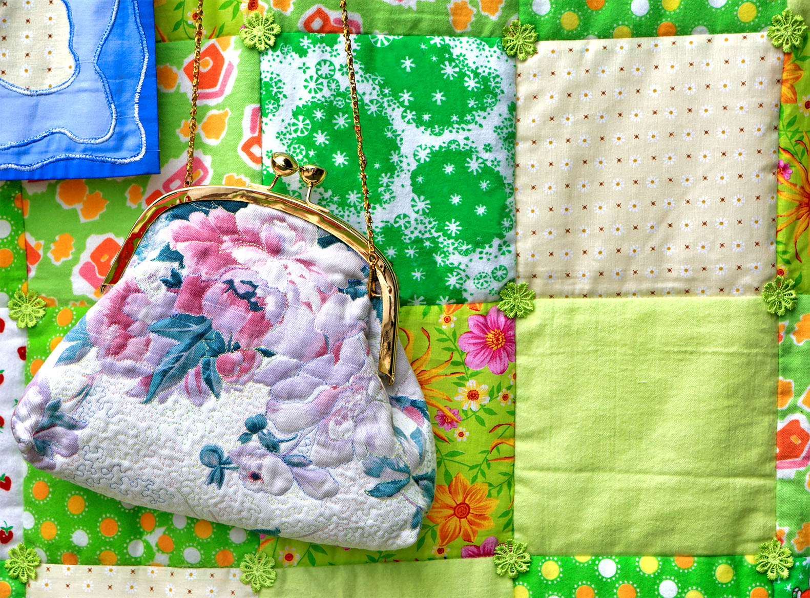 Quilted Handbag Jigsaw Puzzle