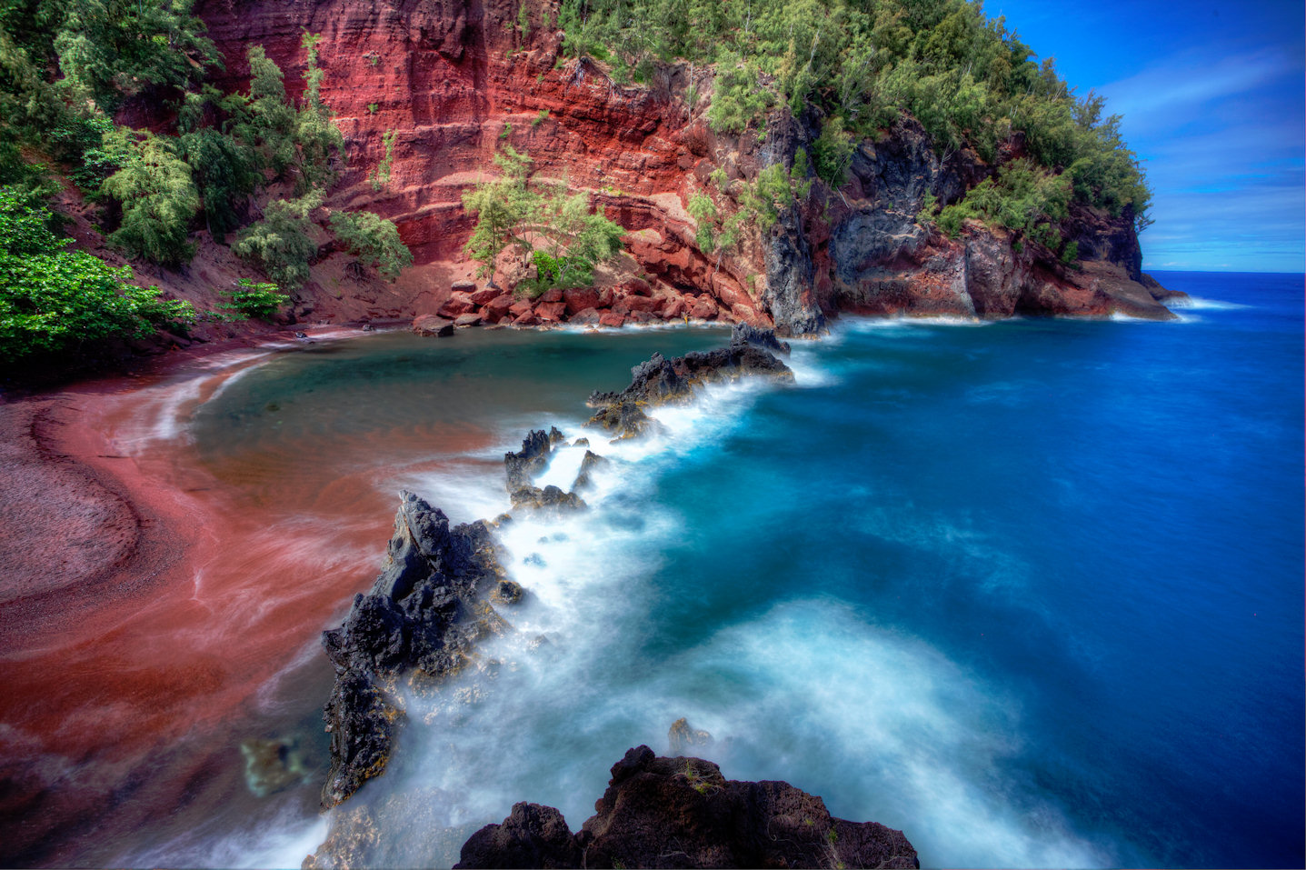 Hawaiian Red Sand Beaches