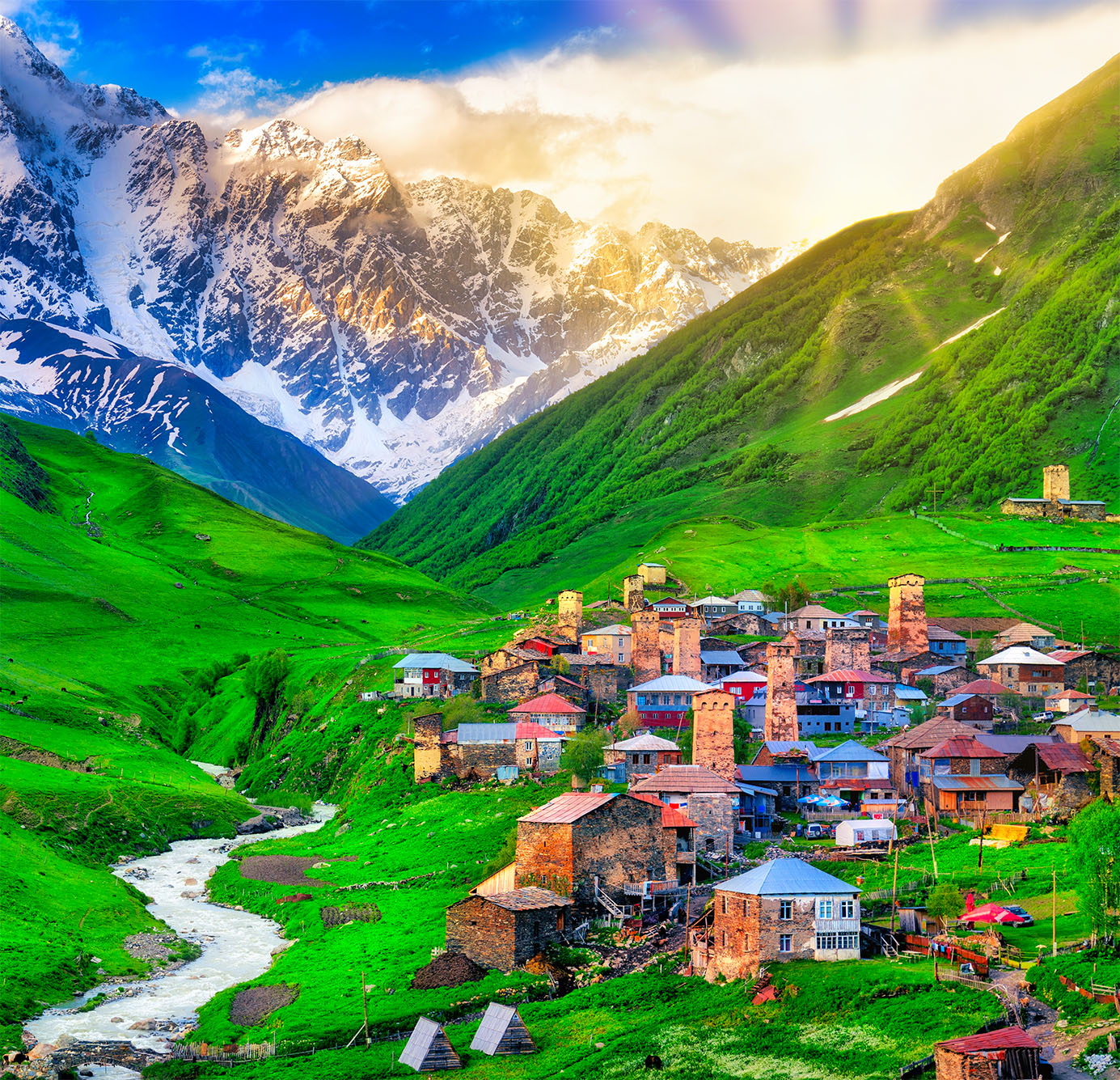 Remote Village Jigsaw Puzzle