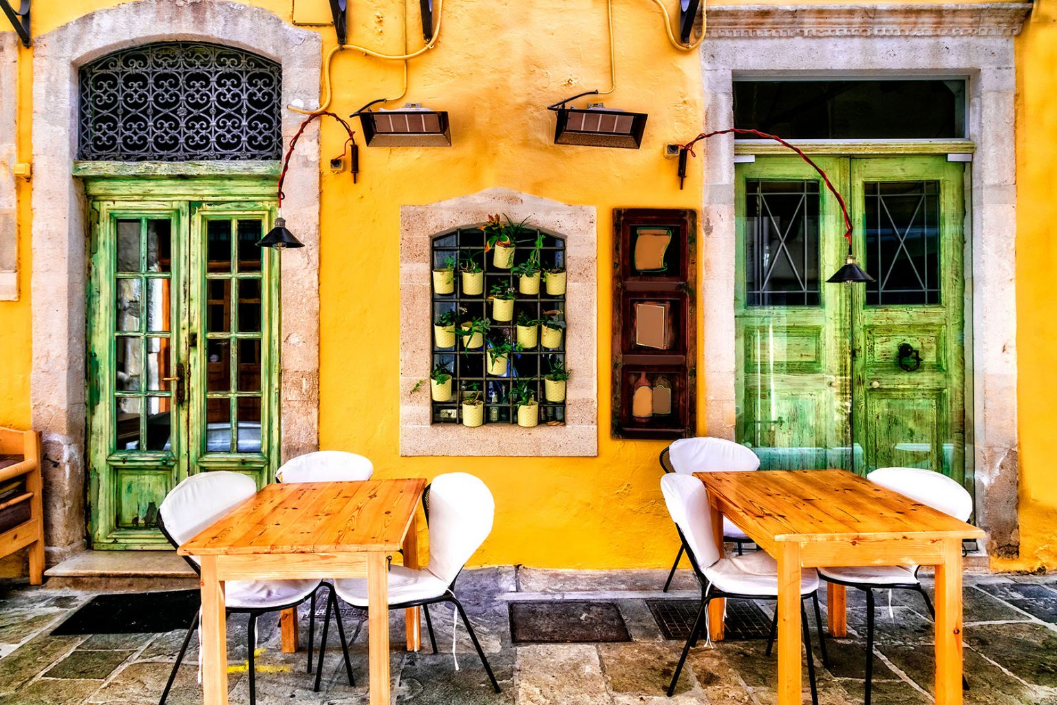 Rethymno Restaurant Jigsaw Puzzle