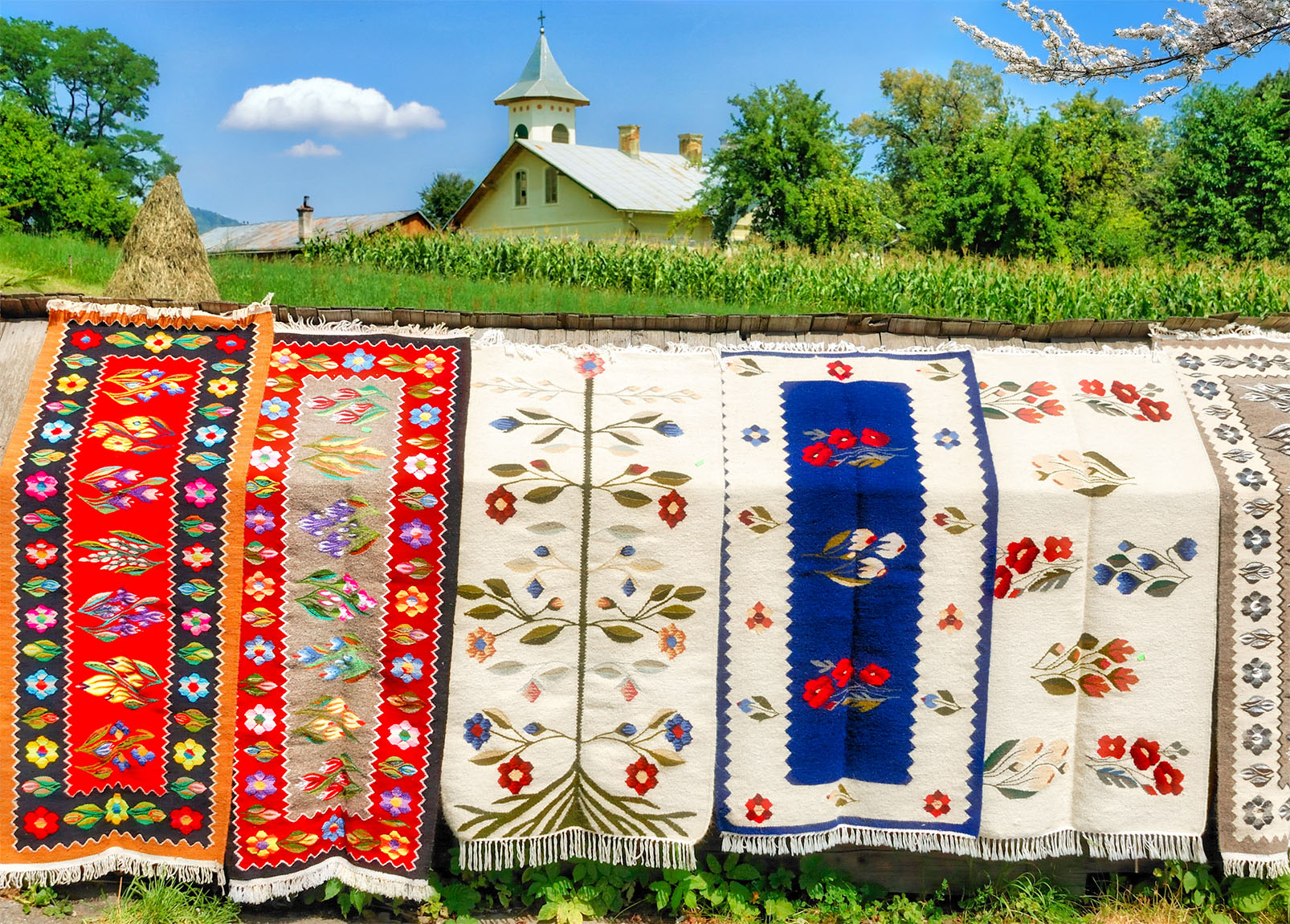 Romanian Textiles Jigsaw Puzzle