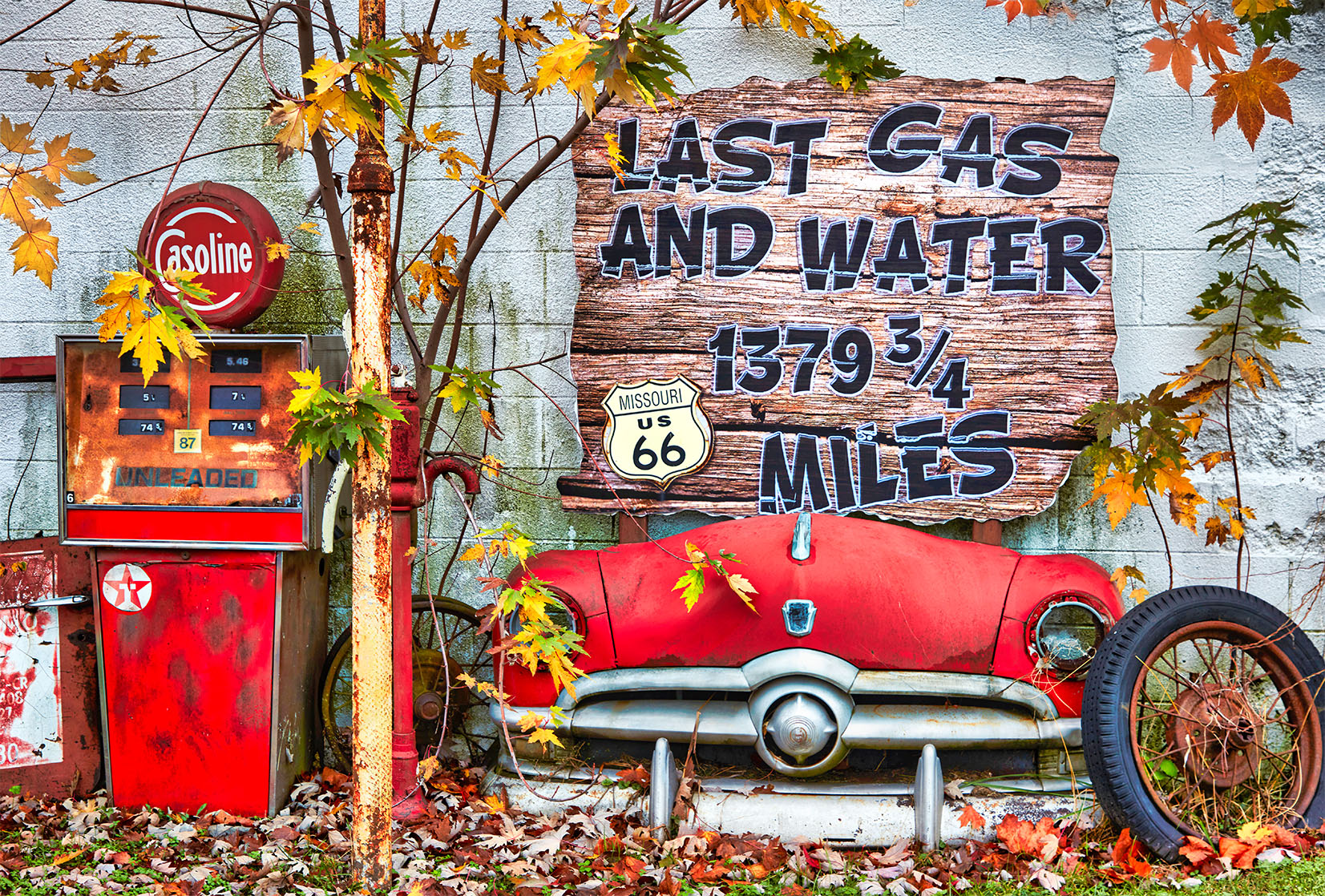 Route 66 Relics Jigsaw Puzzle