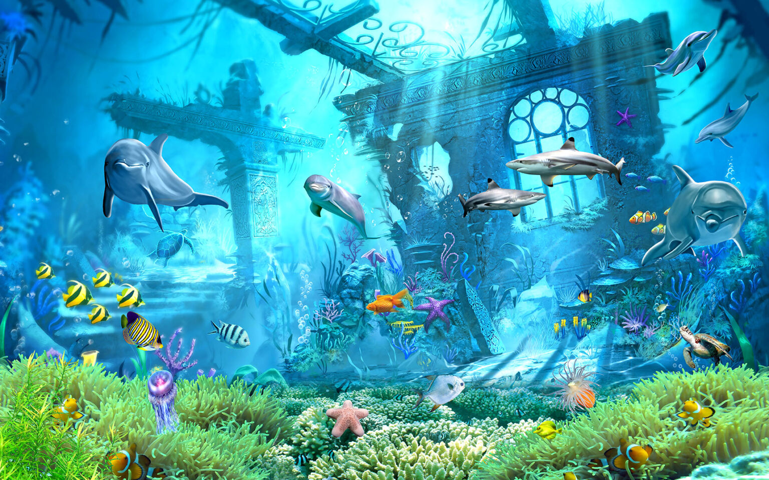 Ruins of Atlantis Jigsaw Puzzle Ruins of Atlantis Jigsaw Puzzle