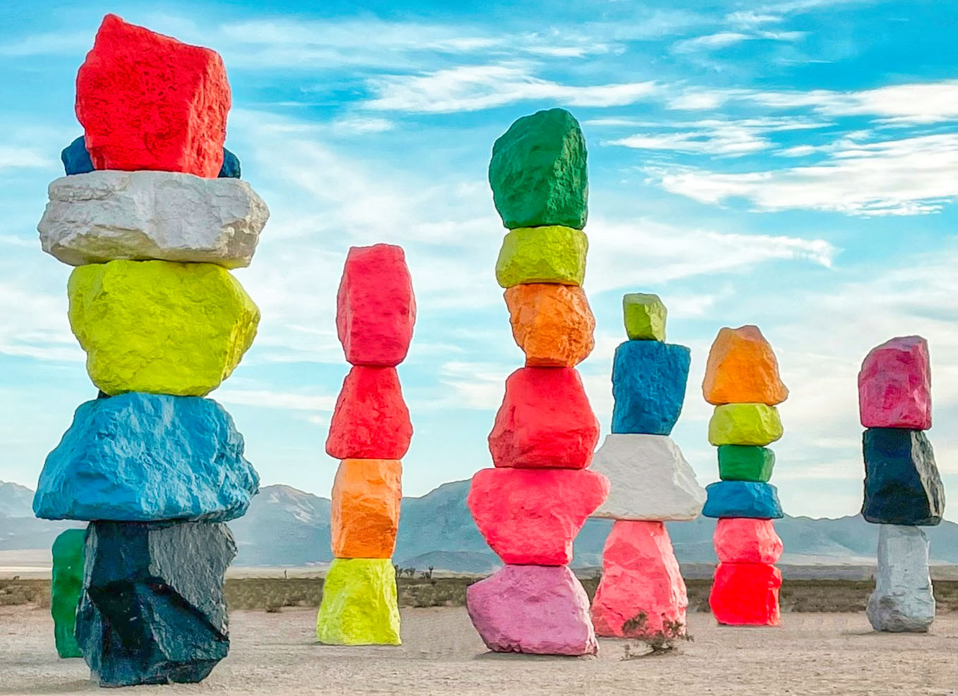 Seven Magic Mountains Jigsaw Puzzle