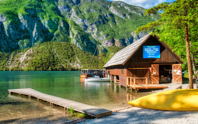 Slovenia Boathouse Jigsaw Puzzle