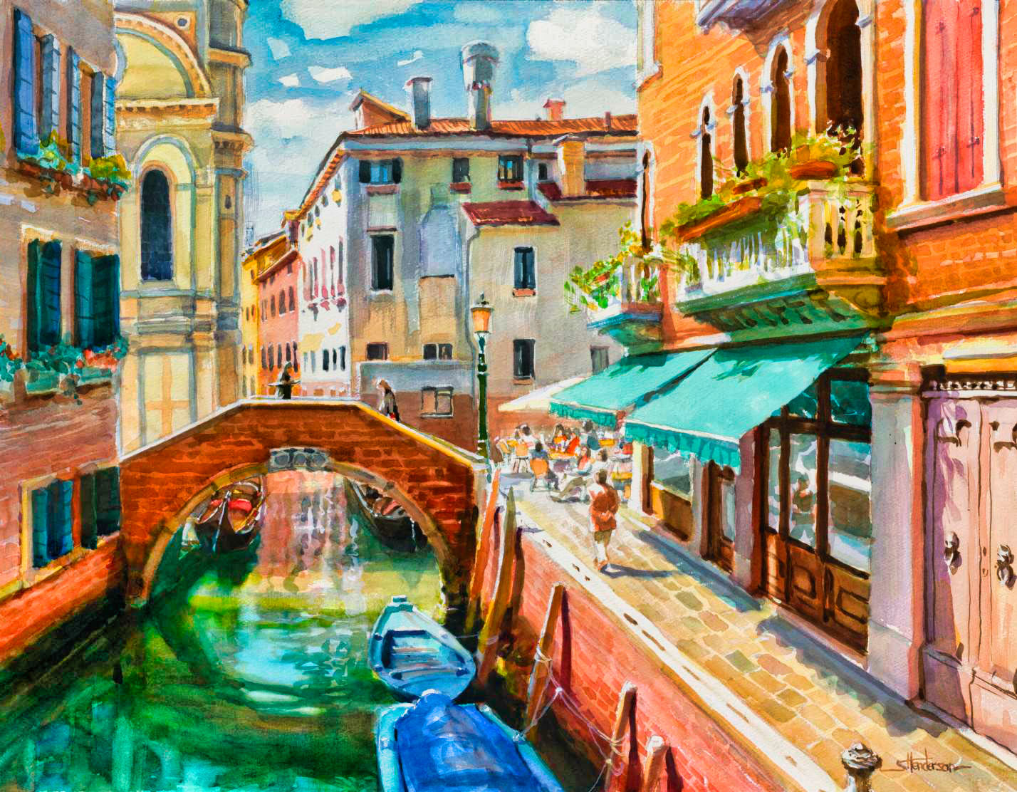 Strolling Through Venice Jigsaw Puzzle