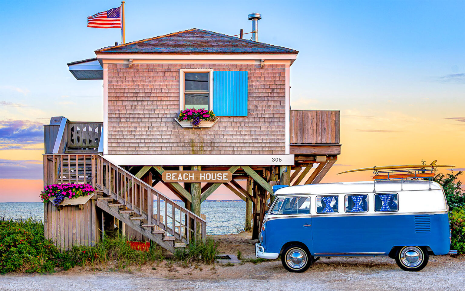 Surf Drive Beach Jigsaw Puzzle