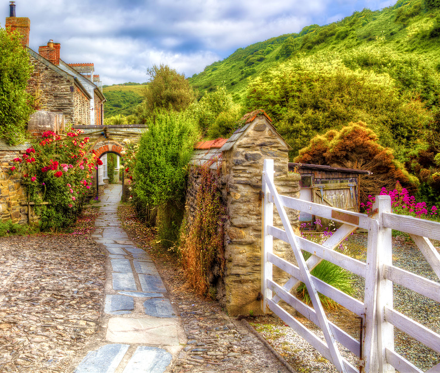 Village Path Jigsaw Puzzle