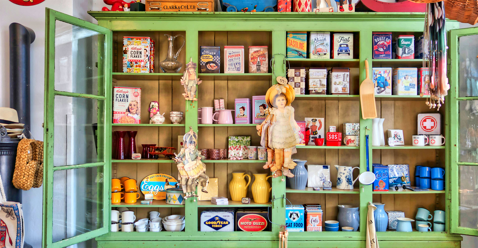 Vintage Shop Shelves Jigsaw Puzzle