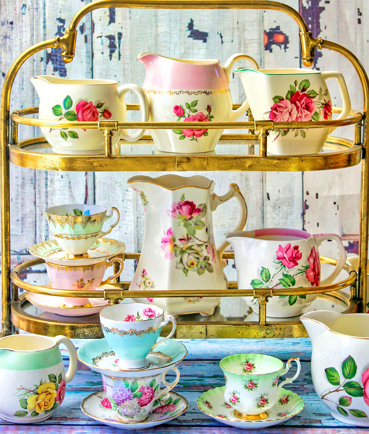 Vintage Teacups Jigsaw Puzzle