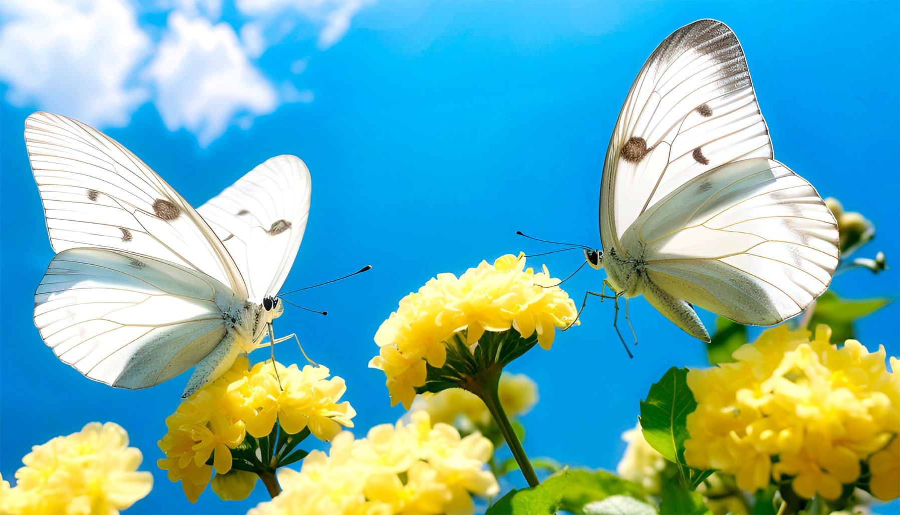 White Butterflies Jigsaw Puzzle White Butterflies Jigsaw Puzzle