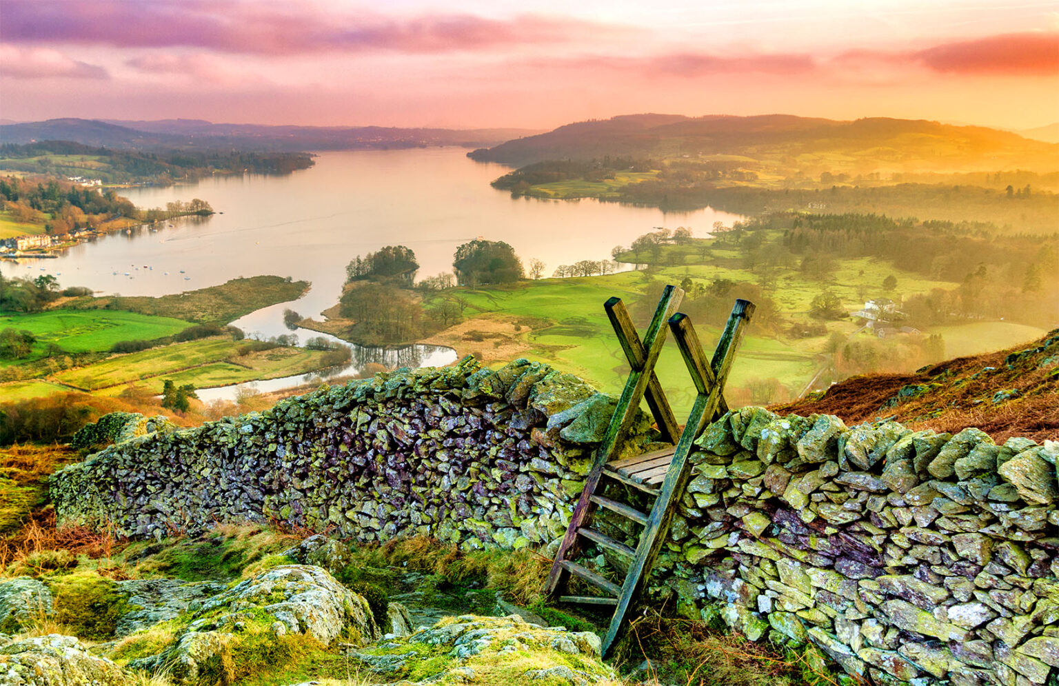 Windermere Sunset Jigsaw Puzzle